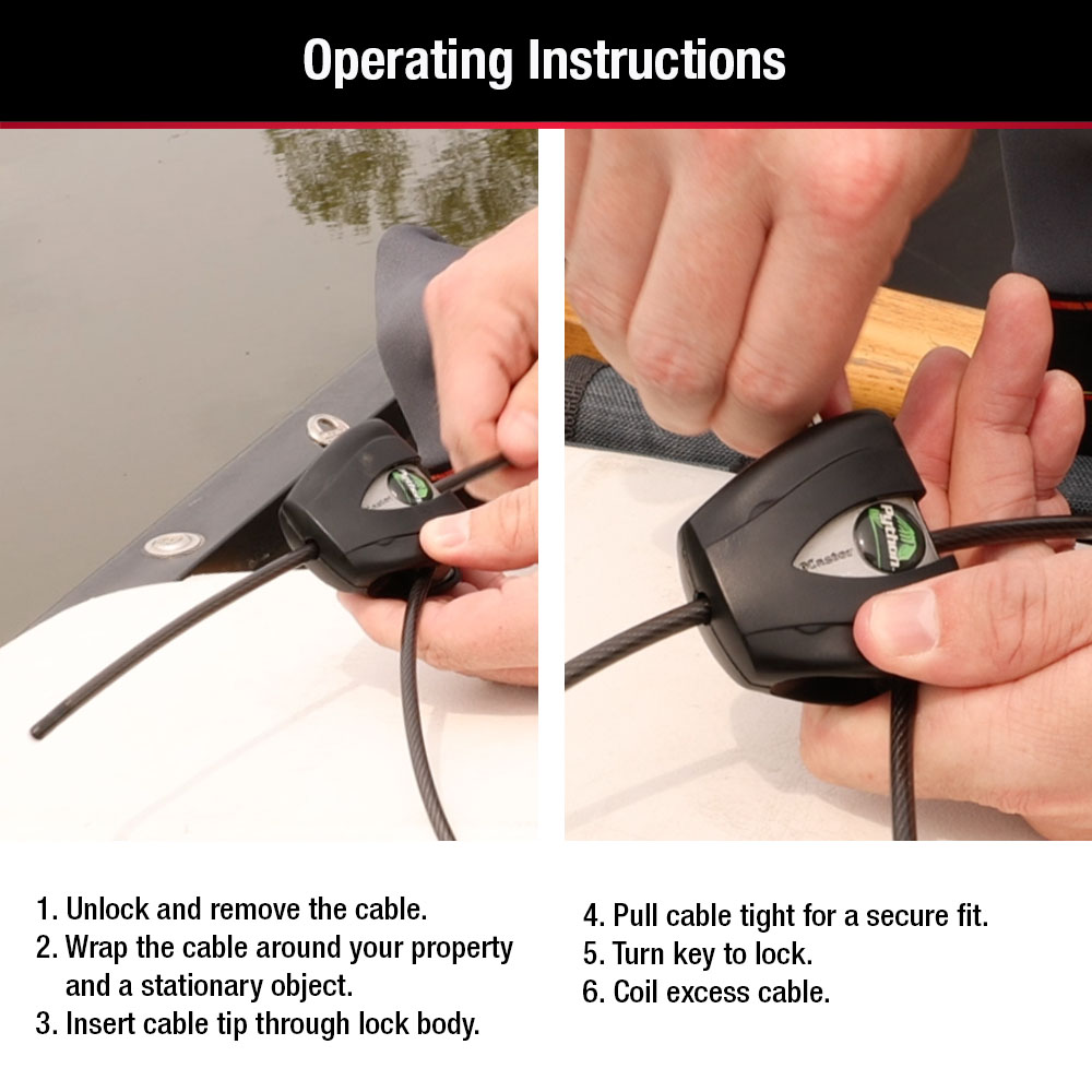 8417D Python™ Adjustable Locking Cable – Master Lock Store